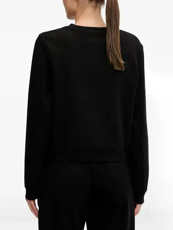 Guess Embellished Cropped Sweatshirt