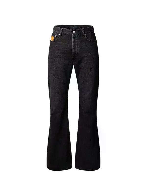 LOUIS VUITTON Flared Jeans - Black