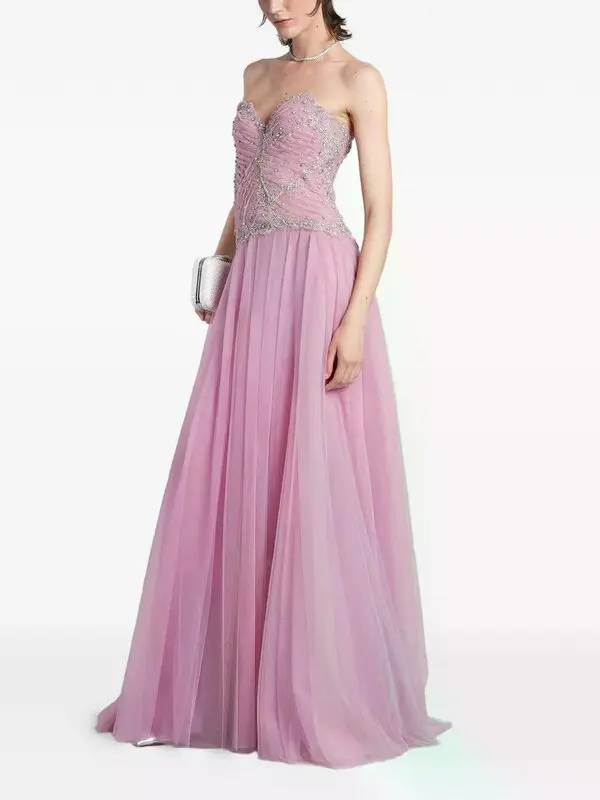 Costarellos Vivienne Strapless Gown