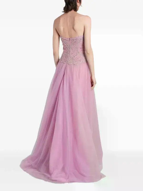 Costarellos Vivienne Strapless Gown