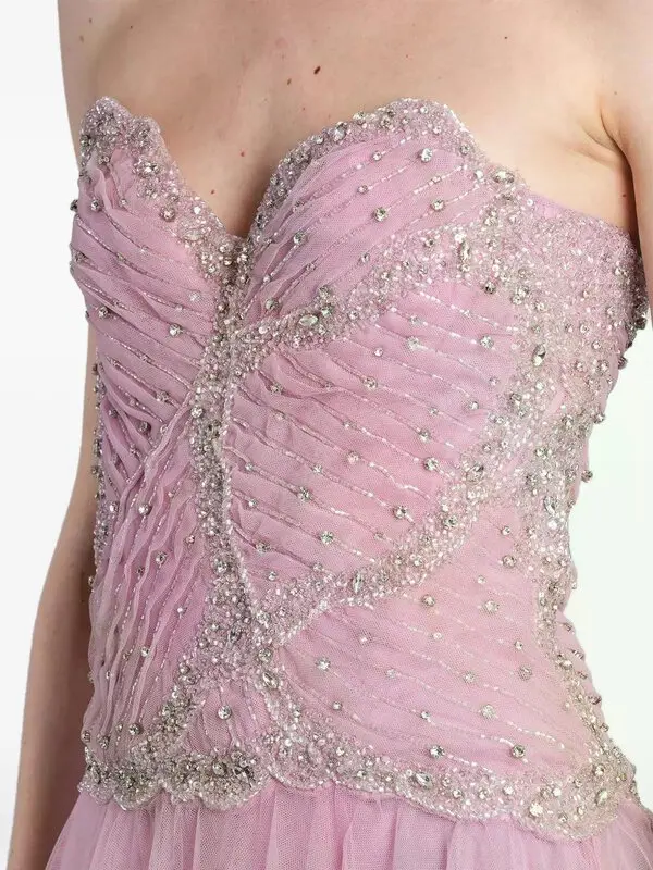 Costarellos Vivienne Strapless Gown