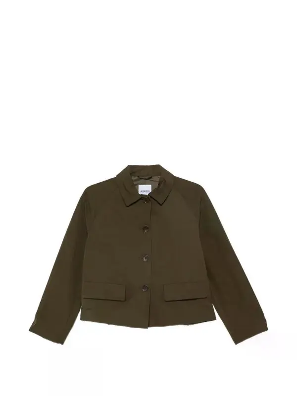 Aspesi Long-sleeve Button-fastening Jacket - Green