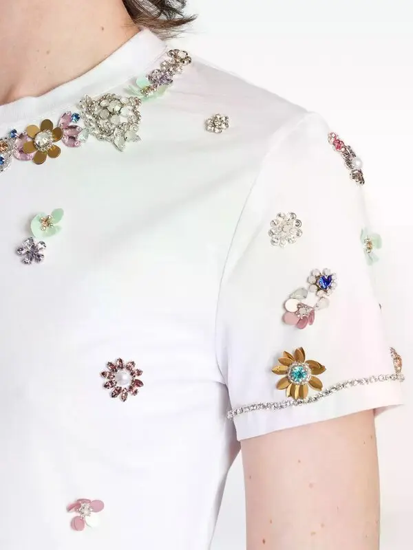 Costarellos Embellished T-shirt