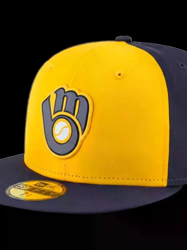 New Era Milwaukee Brewers 59fifty Authentic Bp Fitted Cap