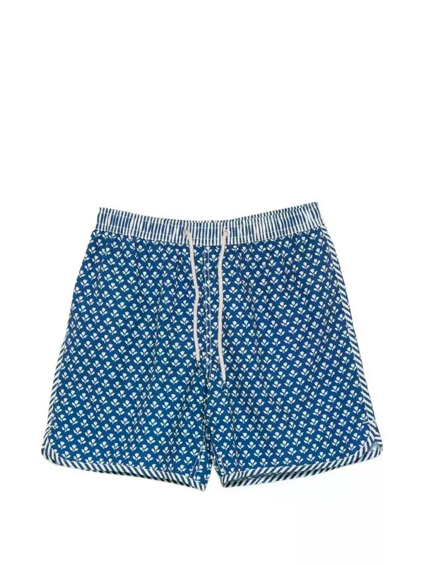 MC2 SAINT BARTH Lighting Floral Print Swim Shorts