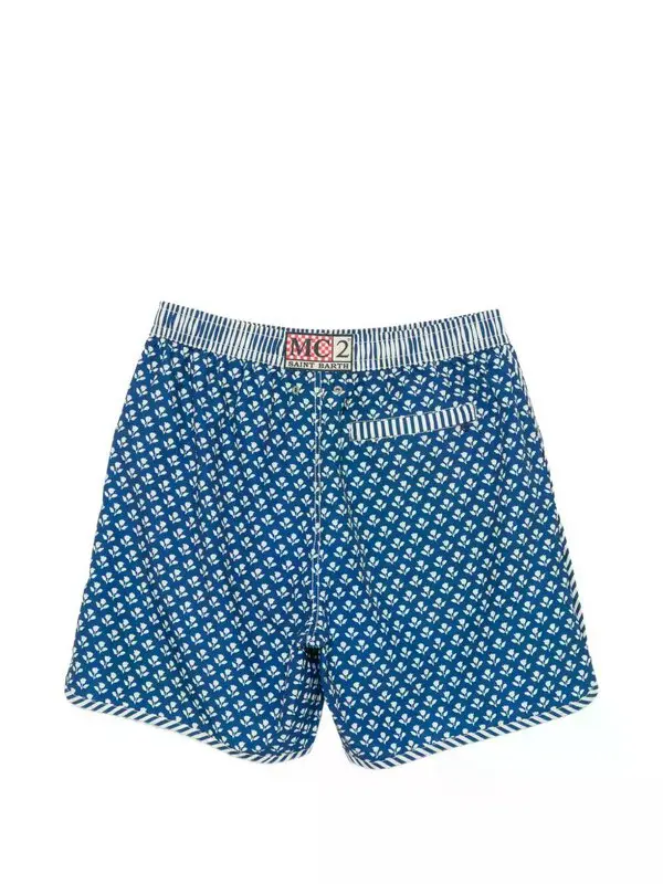 MC2 SAINT BARTH Lighting Floral Print Swim Shorts