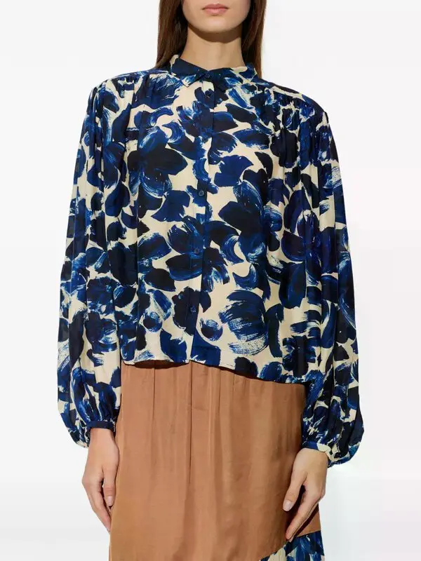 Munthe Lynx Floral Print Blouse