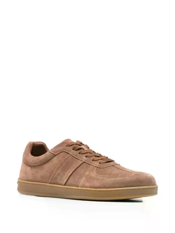 ALBERTO GOZZI Suede Panelled Sneakers