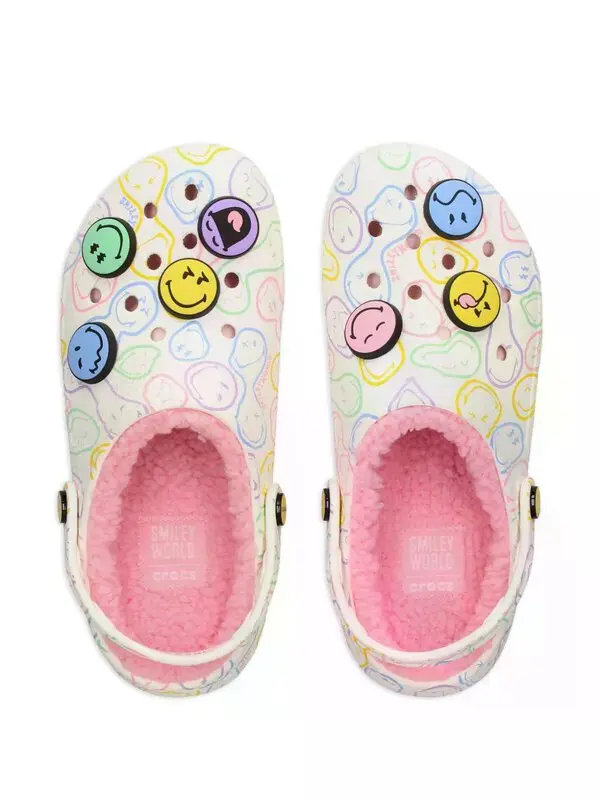 CROCS Smiley World Fleece-lined Clogs