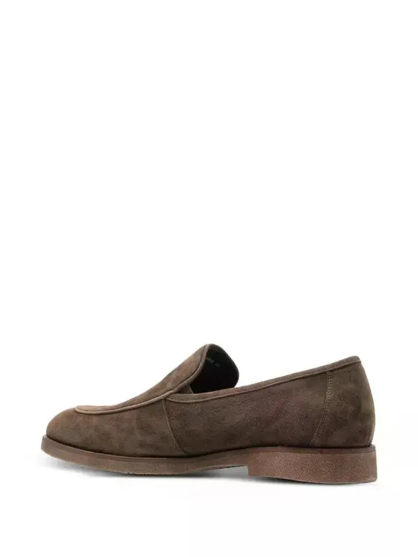 ALBERTO GOZZI Suede Slip-on Loafers