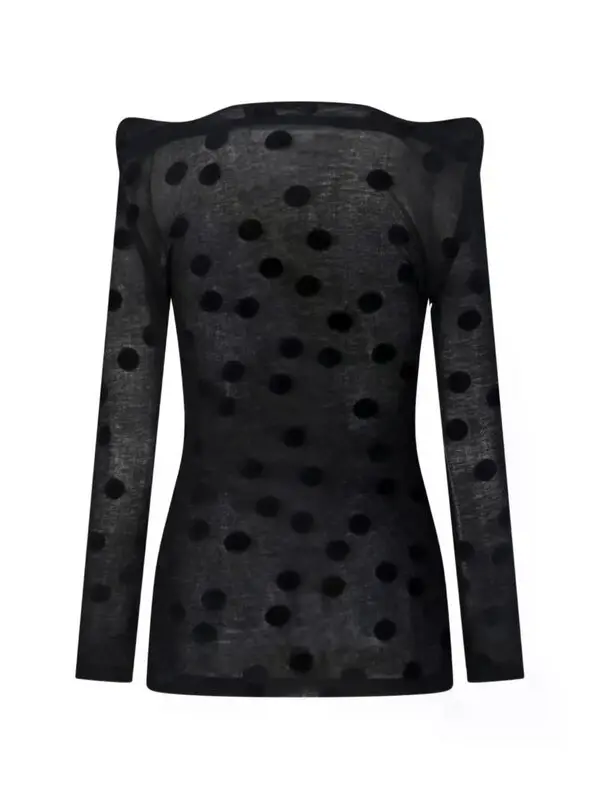 Junya Watanabe Polka-dot Long Sleeve T-shirt