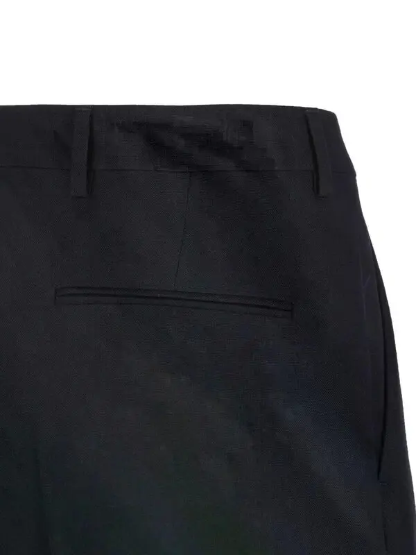 Valentino Garavani Pressed Crease Wool Trousers