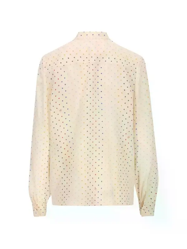 Valentino Garavani Star Print Blouse - Neutrals