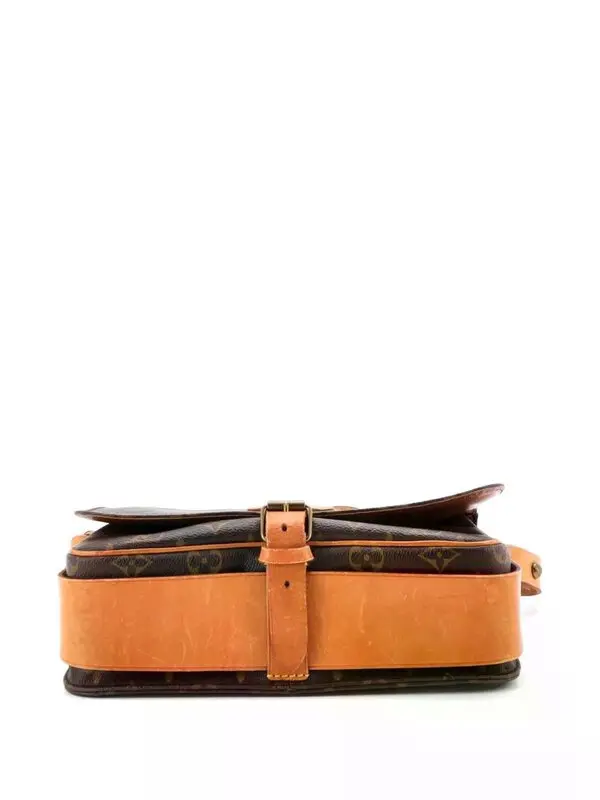 LOUIS VUITTON Cartouchiere Gm Monogram Canvas Crossbody Bag - Brown