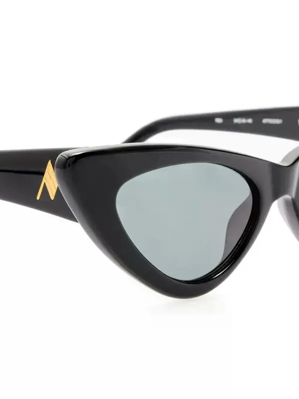 Attico X Linda Farrow Dora Cat-eye Sunglasses - Black