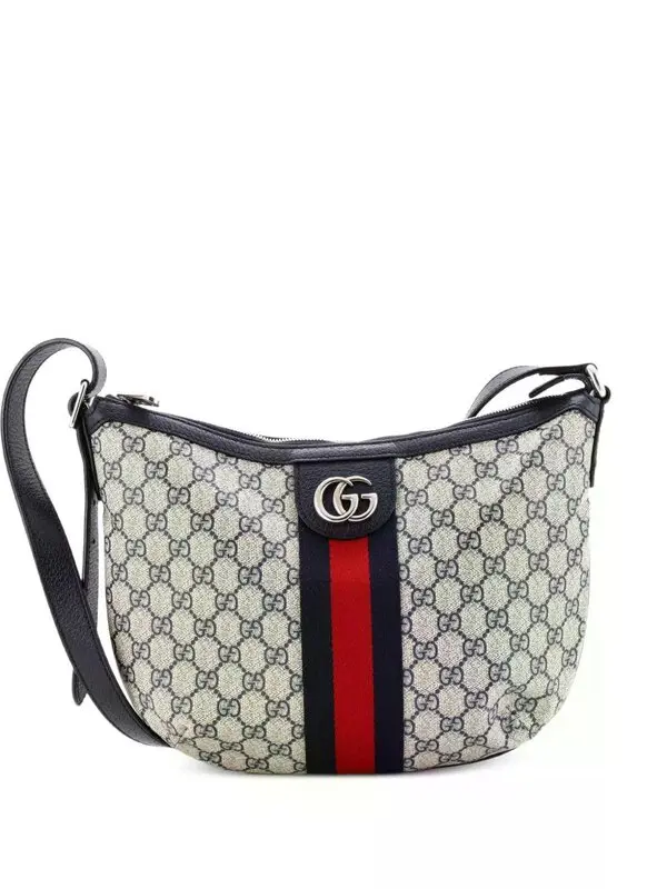 Gucci Ophidia Half Moon Hobo Bag - Blue