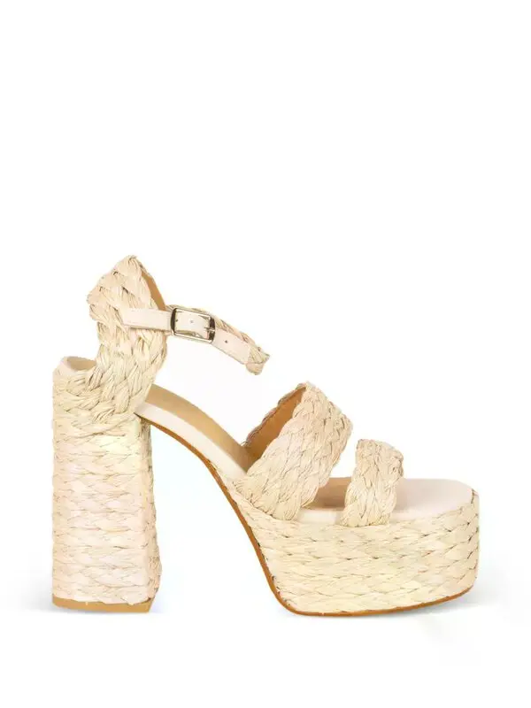 CastaÑer Fresa Platform Sandals - Neutrals