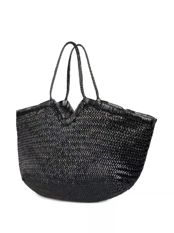 MASSIMO SANTINI Tinsley Woven Leather Tote Bag