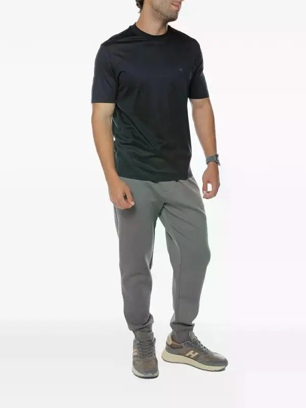 Emporio Armani Logo-embroidered T-shirt
