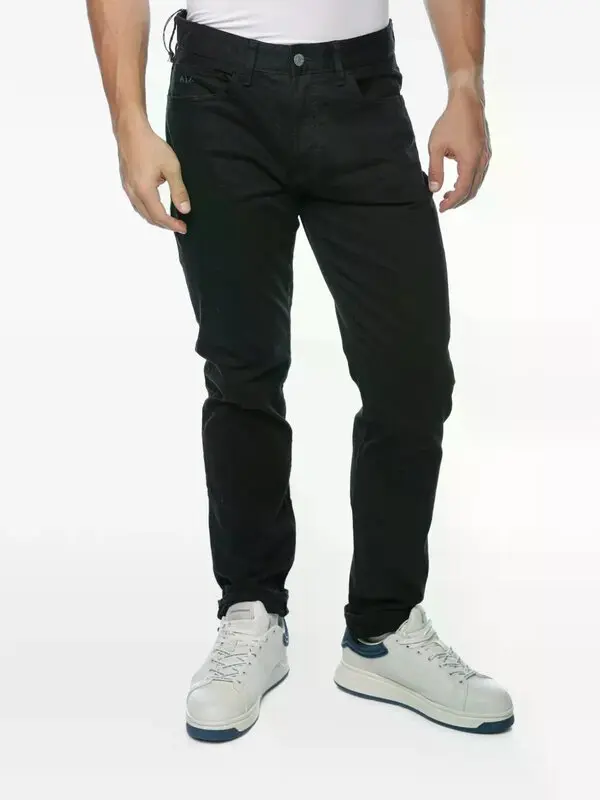 Armani Exchange Slim-fit Jeans With Embroidered Logo