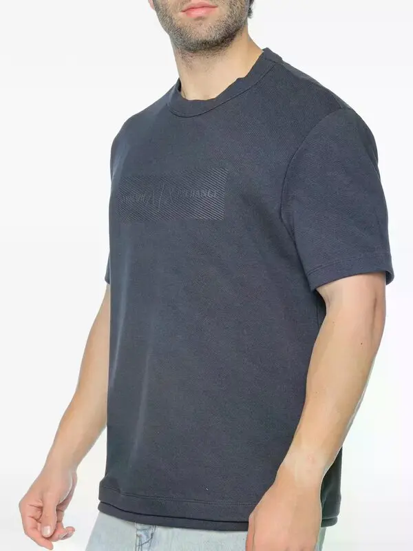 Armani Exchange Logo-print Short-sleeve Sweater