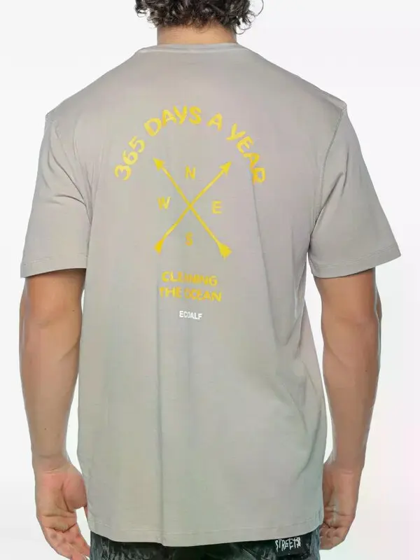ECOALF Clin Graphic-print T-shirt - Neutrals