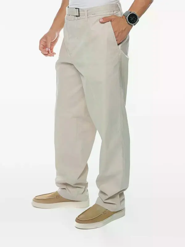 Emporio Armani Belted Straight-leg Trousers