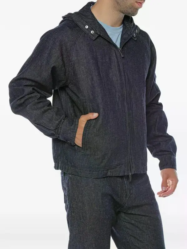 Armani Exchange Hooded Denim Jacket
