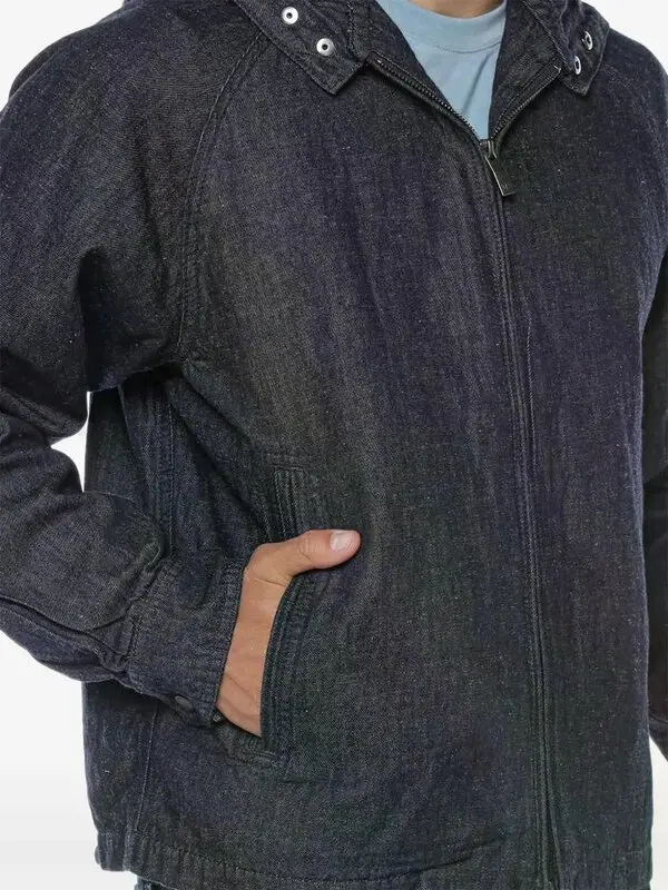Armani Exchange Hooded Denim Jacket