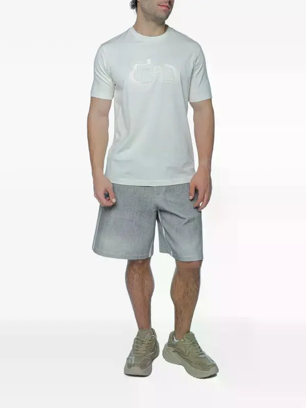 Emporio Armani Logo-embroidered T-shirt