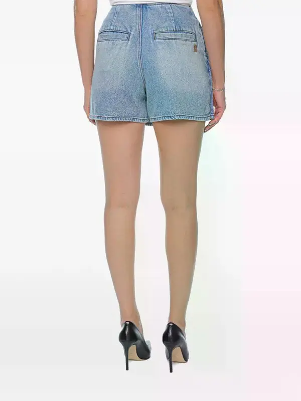 Armani Exchange Wrap-front Denim Shorts