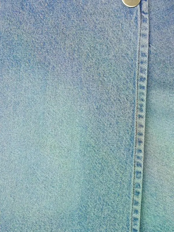 Armani Exchange Wrap-front Denim Shorts