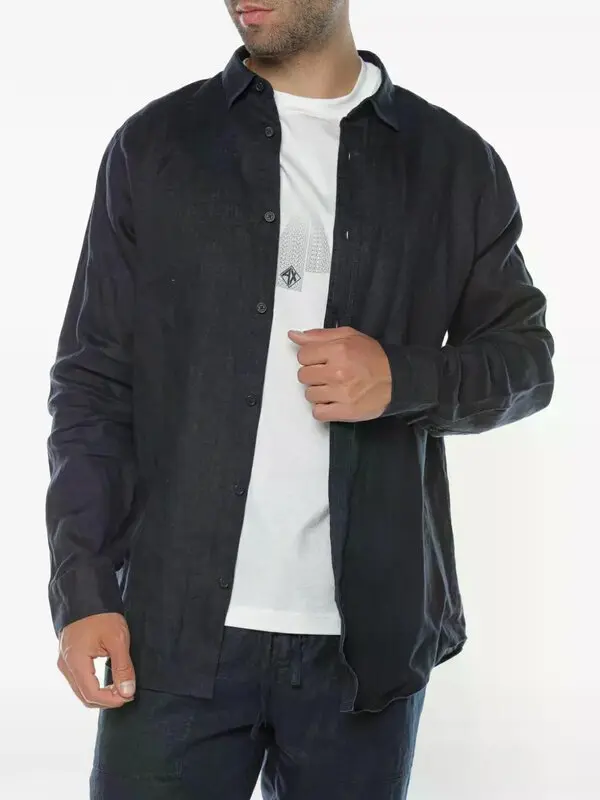 Armani Exchange Long-sleeve Shirt - Blue