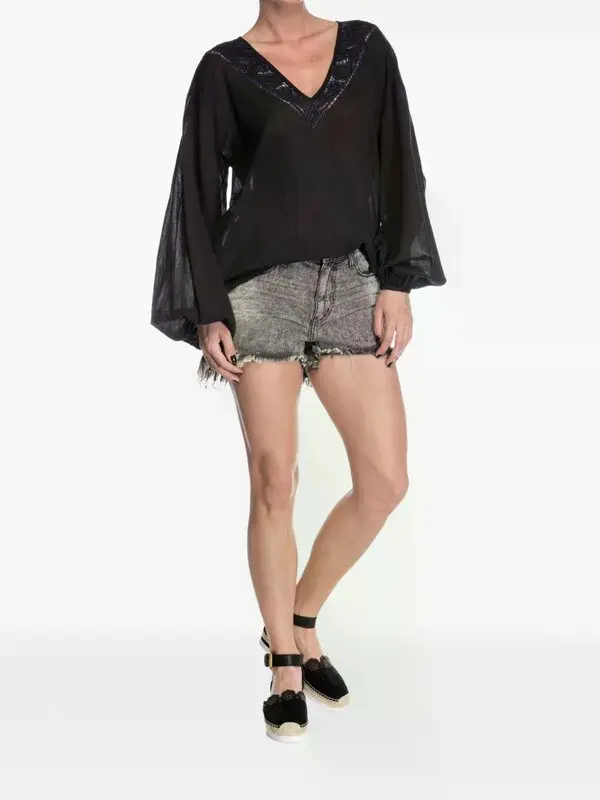 ONETEASPOON Devils Ladder Cotton Blouse