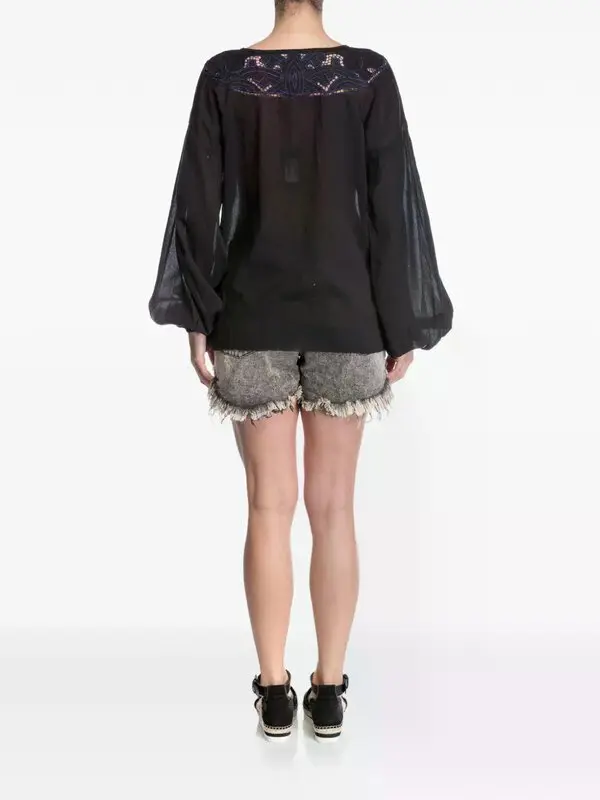 ONETEASPOON Devils Ladder Cotton Blouse