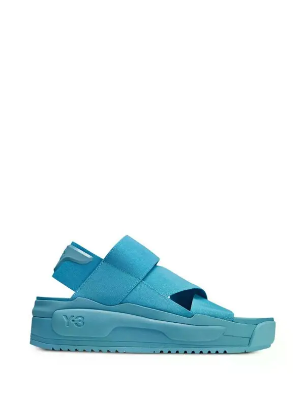 Y3 Rivalry Panelled Sandals - Blue