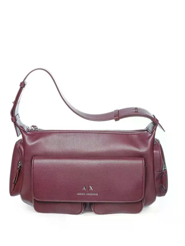 Armani Exchange Multi-pocket Shoulder Bag - Red