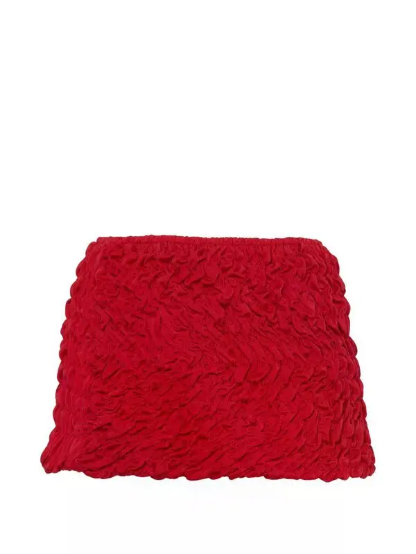 SELIA RICHWOOD Lia Shir Mini Skirt - Red