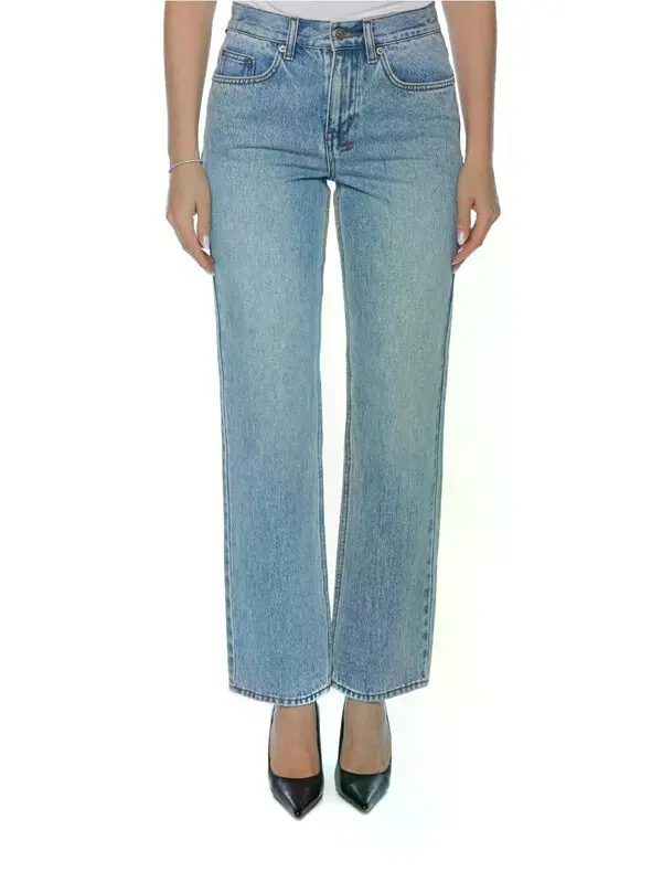 Ksubi Pinup Straight-leg Jeans - Blue