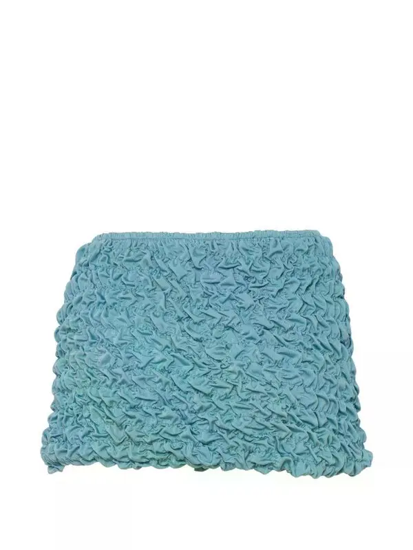 SELIA RICHWOOD Shirred Mini Beach Skirt