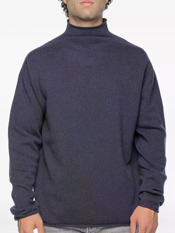 DRYKORN Nalon Roll-neck Sweatshirt - Blue