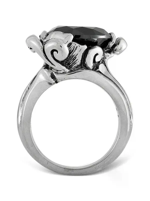KING BABY STUDIO Sterling Cubic Zirconia Floral Ring