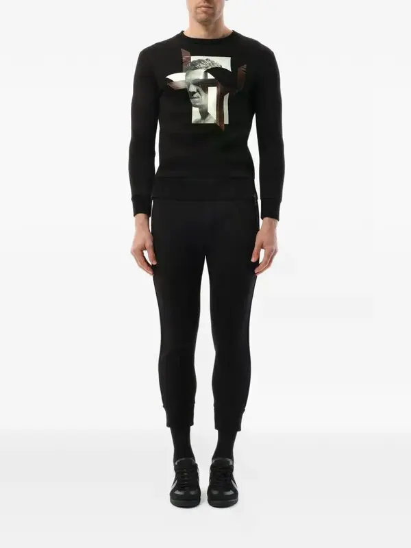 Neil Barrett Abstract Photographic Print Sweatshirt