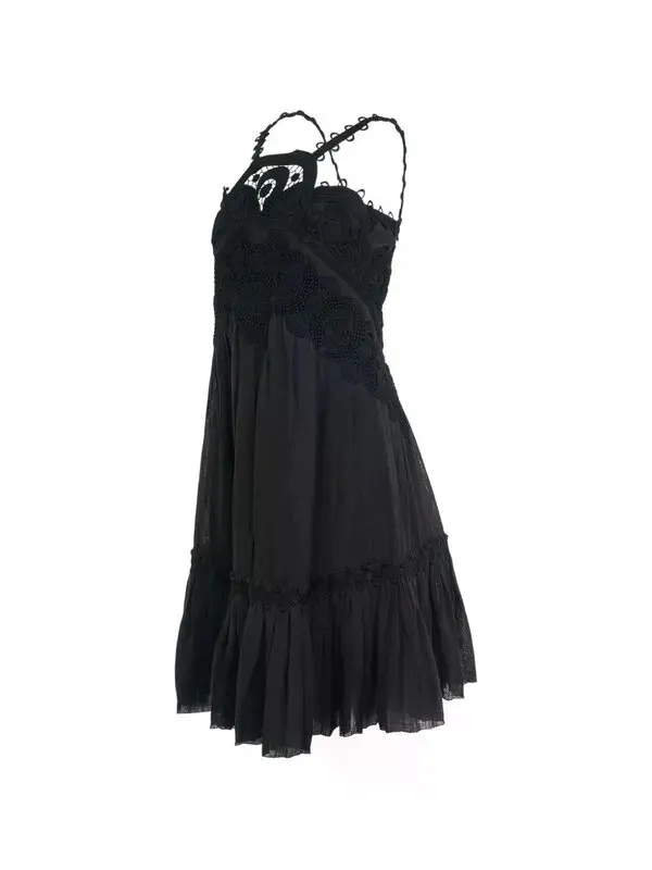 Chloé Embroidered Lace Midi Dress