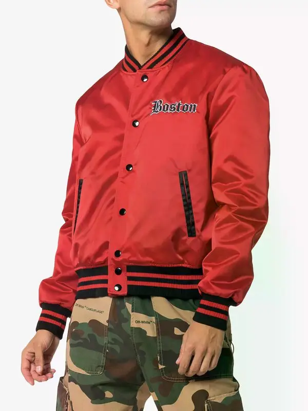 COUNTY OF MILAN Sox Bomber Jacket - Red
