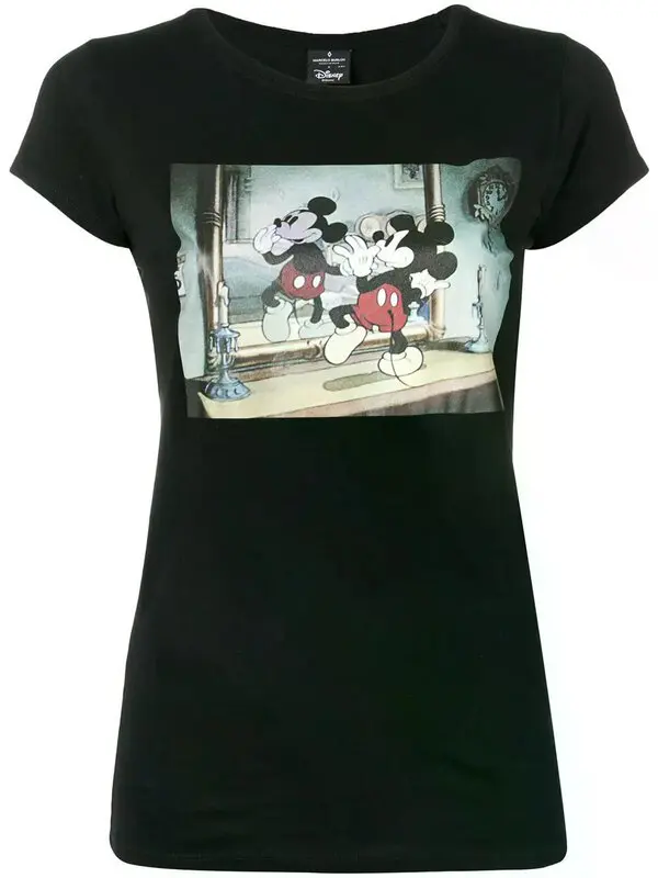 COUNTY OF MILAN Marcelo Burlon X Disney Mickey Mouse Print T-shirt - Black