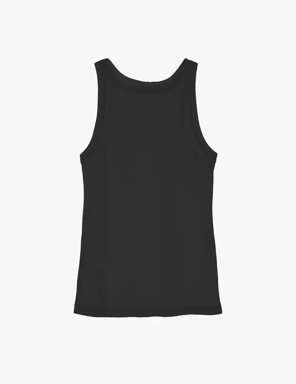 Araks Organic Cotton Ribbed Tank - Black