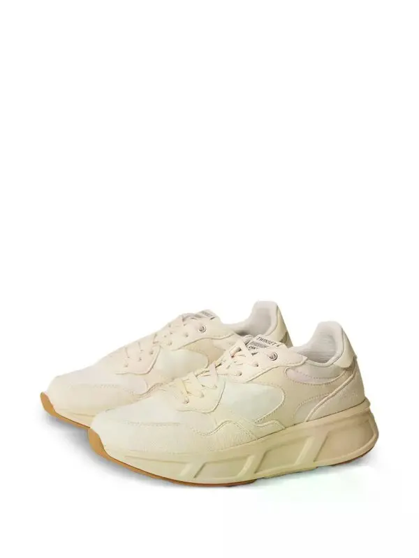 TWINSET Beige Lace-up Sneakers