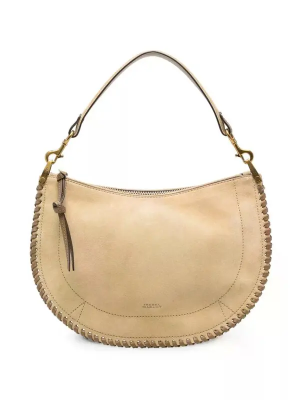 Isabel Marant Étoile Suede Shoulder Bag With Whipstitch Trim