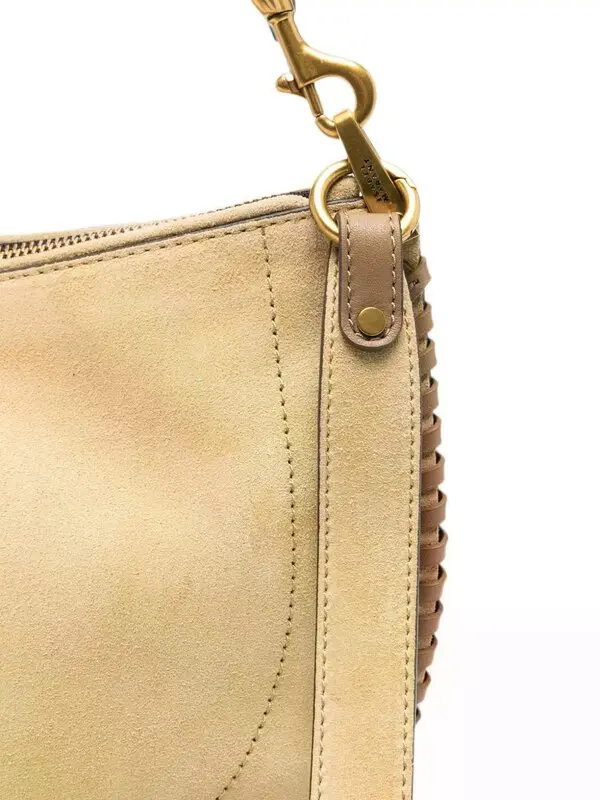 Isabel Marant Étoile Suede Shoulder Bag With Whipstitch Trim